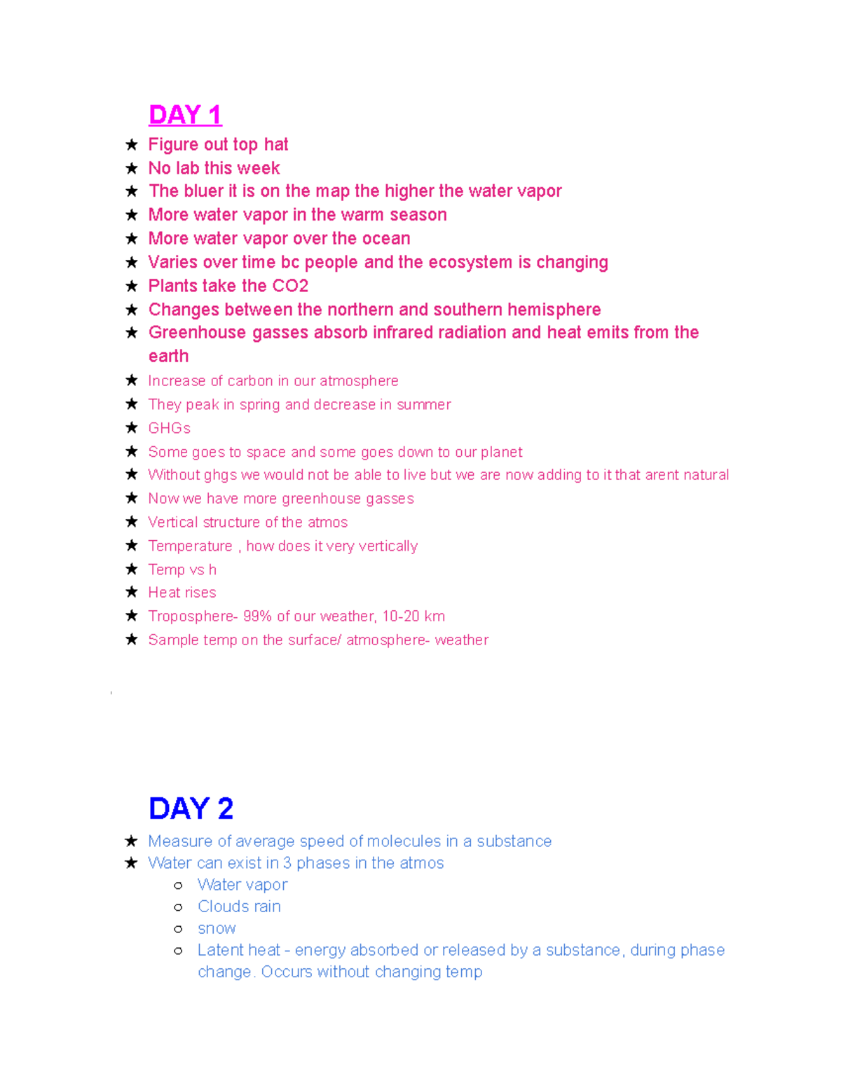 Meter - quiz one cheat sheet - DAY 1 ★ Figure out top hat ★ No lab this ...