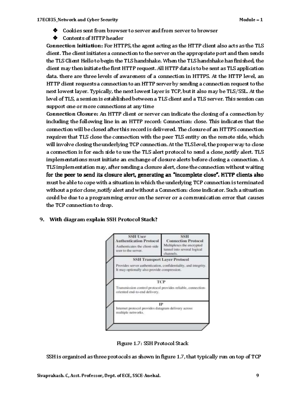 Mod 1 3 - NCS - 15EC835 - Module_1_Transport Layer Protocol - 17EC835 ...