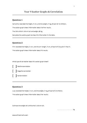 Year 9 Ratio & Proportion Revision - MAT-280 - Year 9 Ratio ...
