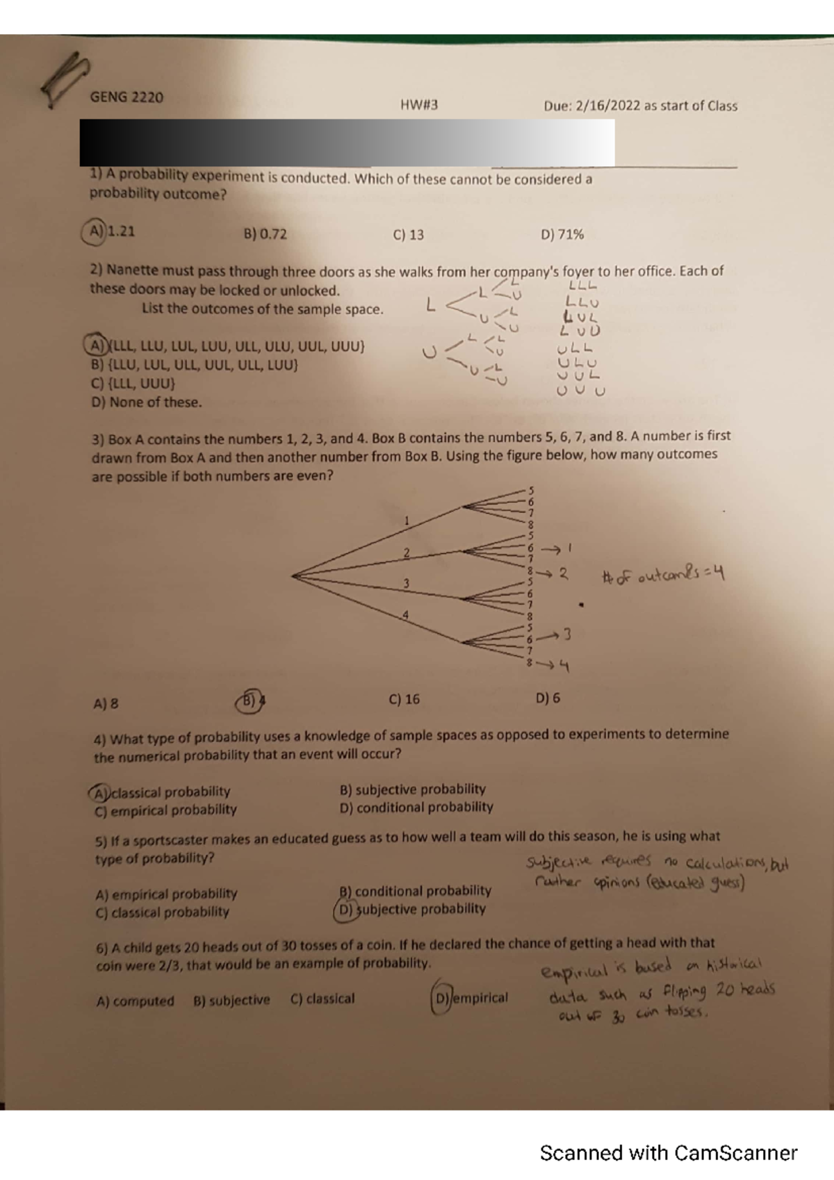 Homework 3 - Study Guide - GENG 2220 - Studocu