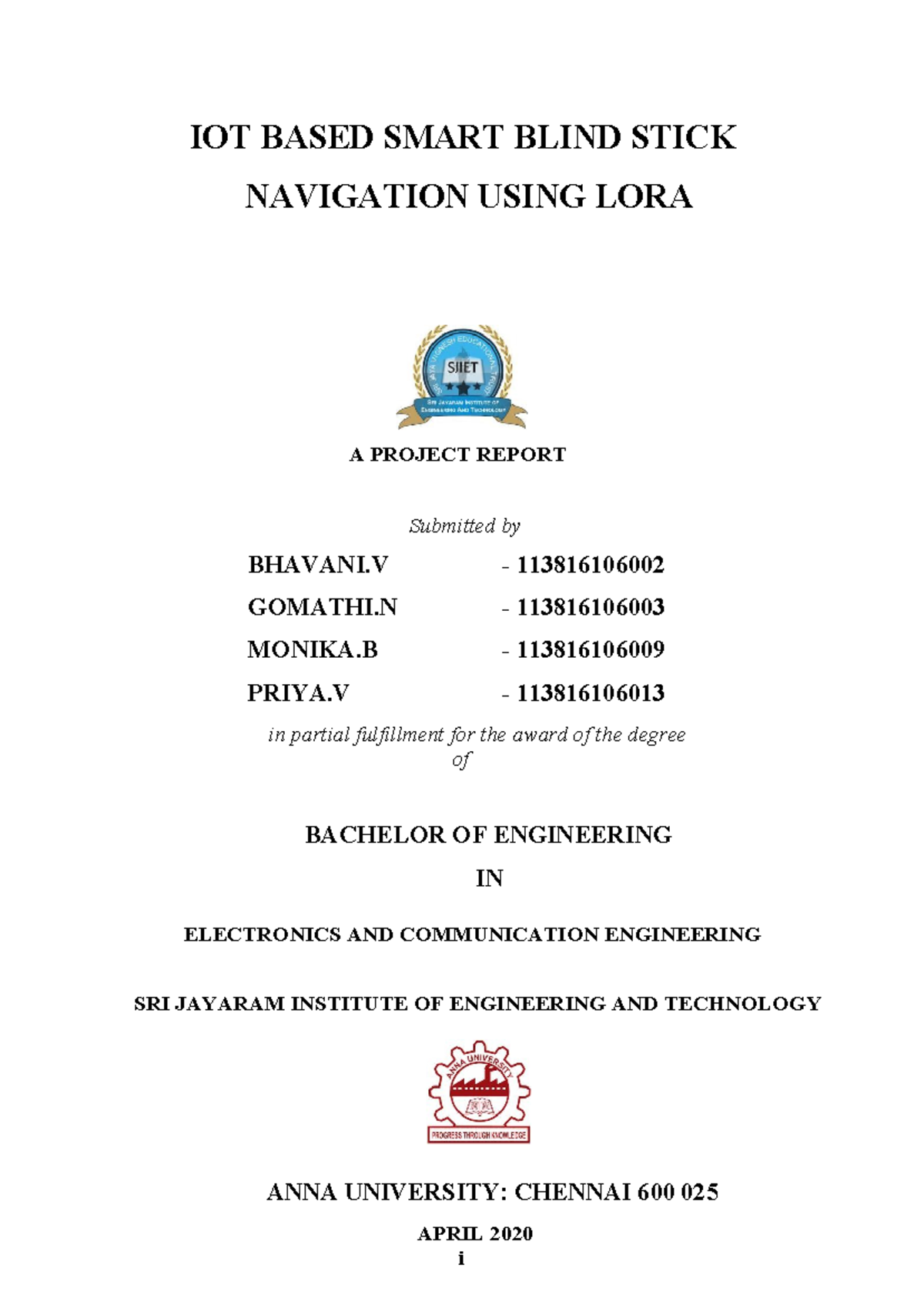Ece batch -1 report - i am currently pursuing final year biomedical ...