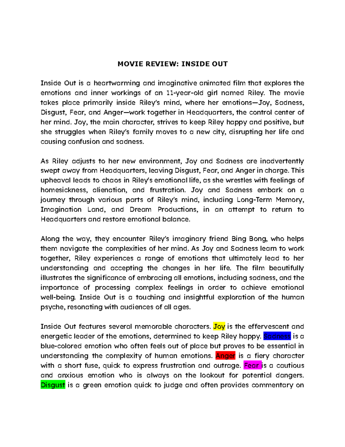 Midterms - this is essential for your learning do read it - MOVIE ...