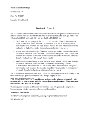 MAT 380 Week 1 - Homework 1 - Chapter 1 - Homework 1.2 - 4. (a) It is ...