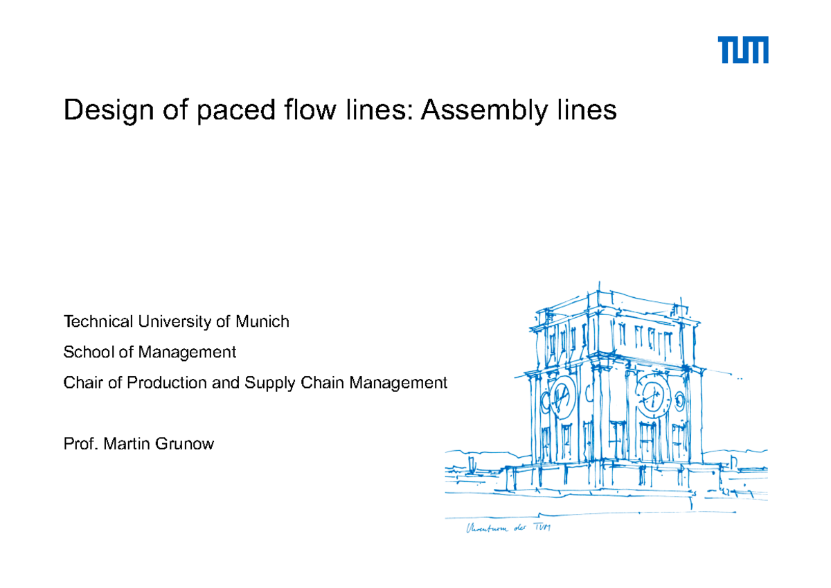 VL04_Design Assembly Lines - Technical University ofMunich School ...