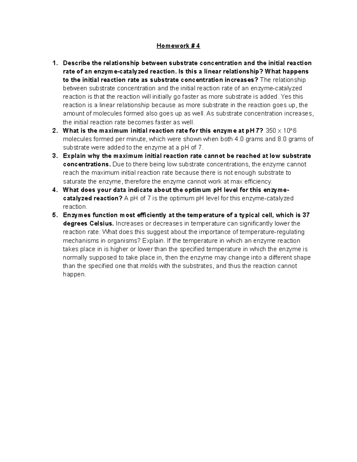 Copy of HW # 4 Design and implement Virtual Lab on Enzyme Activity ...