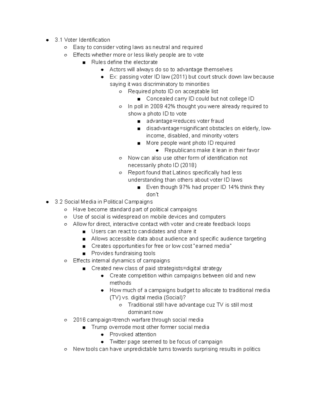 Module 3 Lecture - 3 Voter Identification Easy to consider voting laws ...