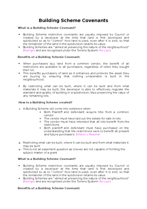 CASE Headnotes - Summary Real Property - CASE HEADNOTES Case Headnote ...