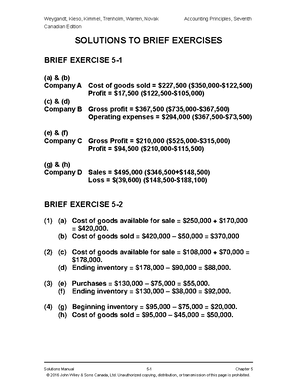 Ch 4 Textbook Solutions - CHAPTER 4 Completion of the Accounting Cycle ...