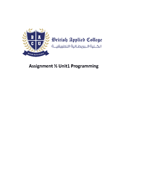 Unit 17-BCP-Assignment Brief-2023 - Assessment Cover Sheet ...