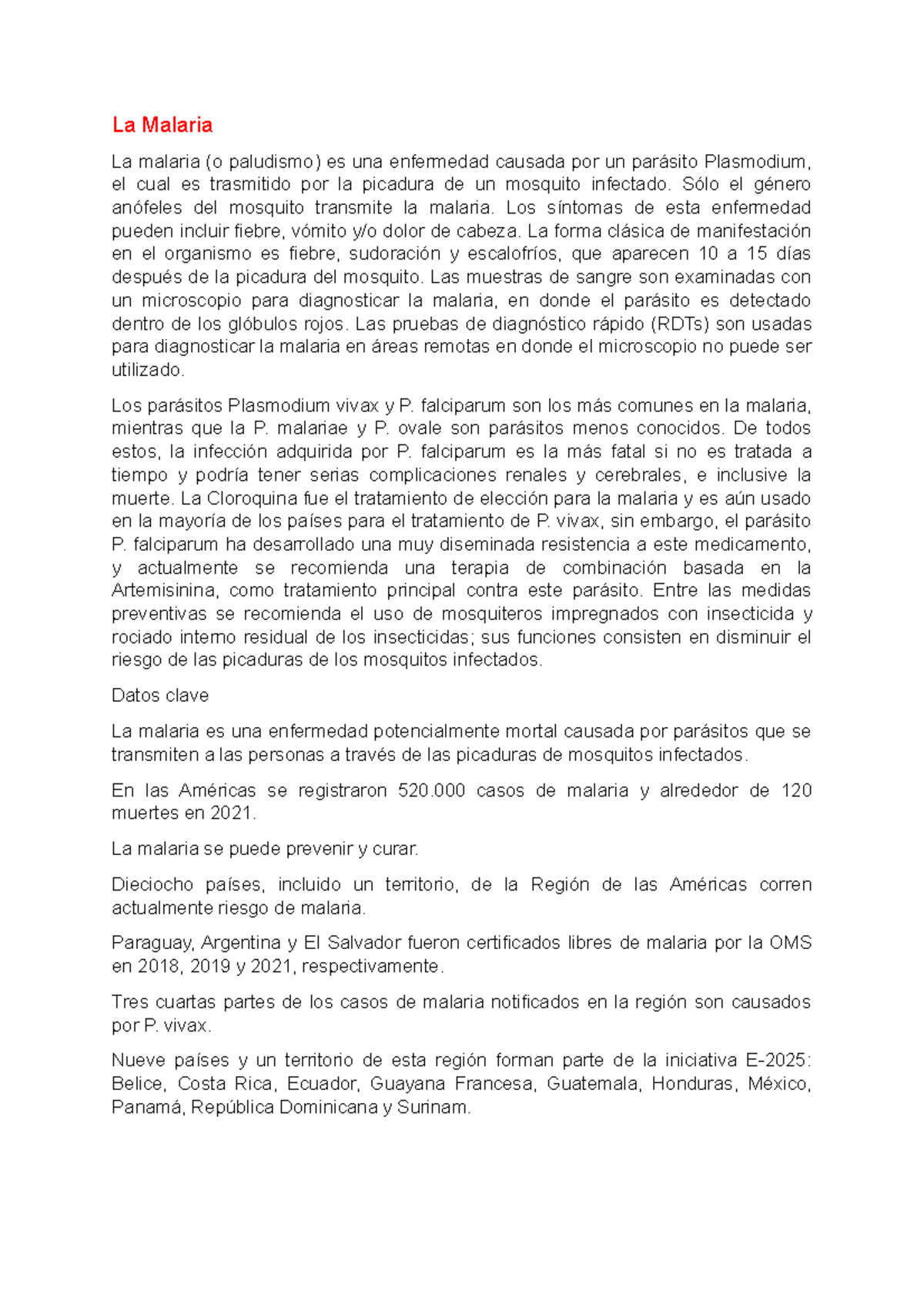 EL OJO - Una pequeña ayuda del Ojo, para tema de Optica - La Malaria La ...