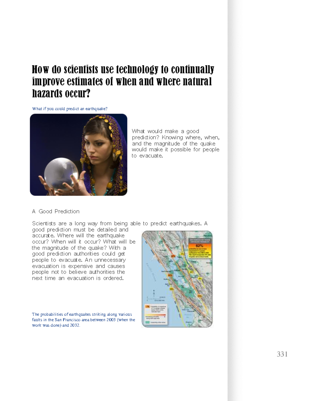 Earth Science (34) - How do scientists use technology to continually ...
