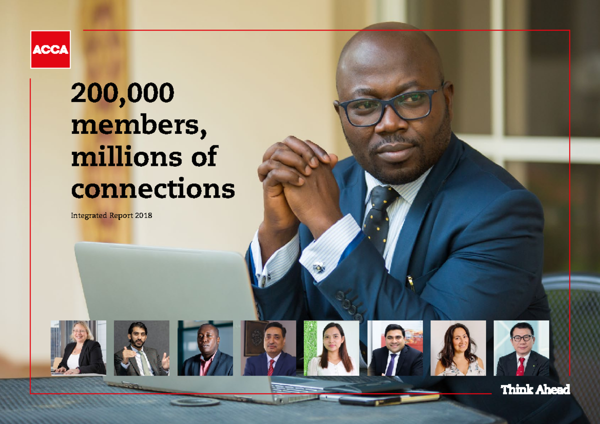 ACCA Integrated Report 2018 - members, millions of connections ...