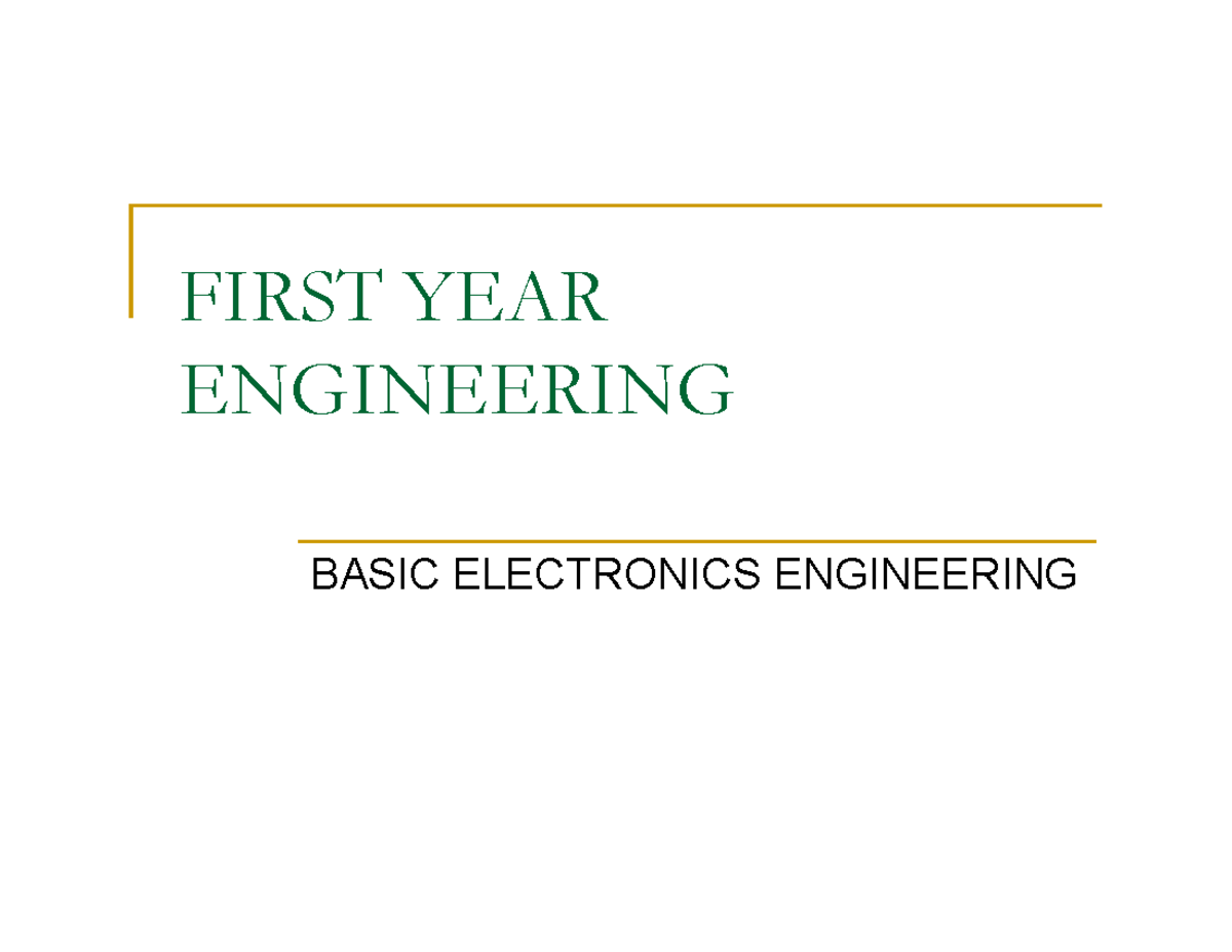 FE BXE Number Systems - Basic electrical engineering - Warning: TT ...