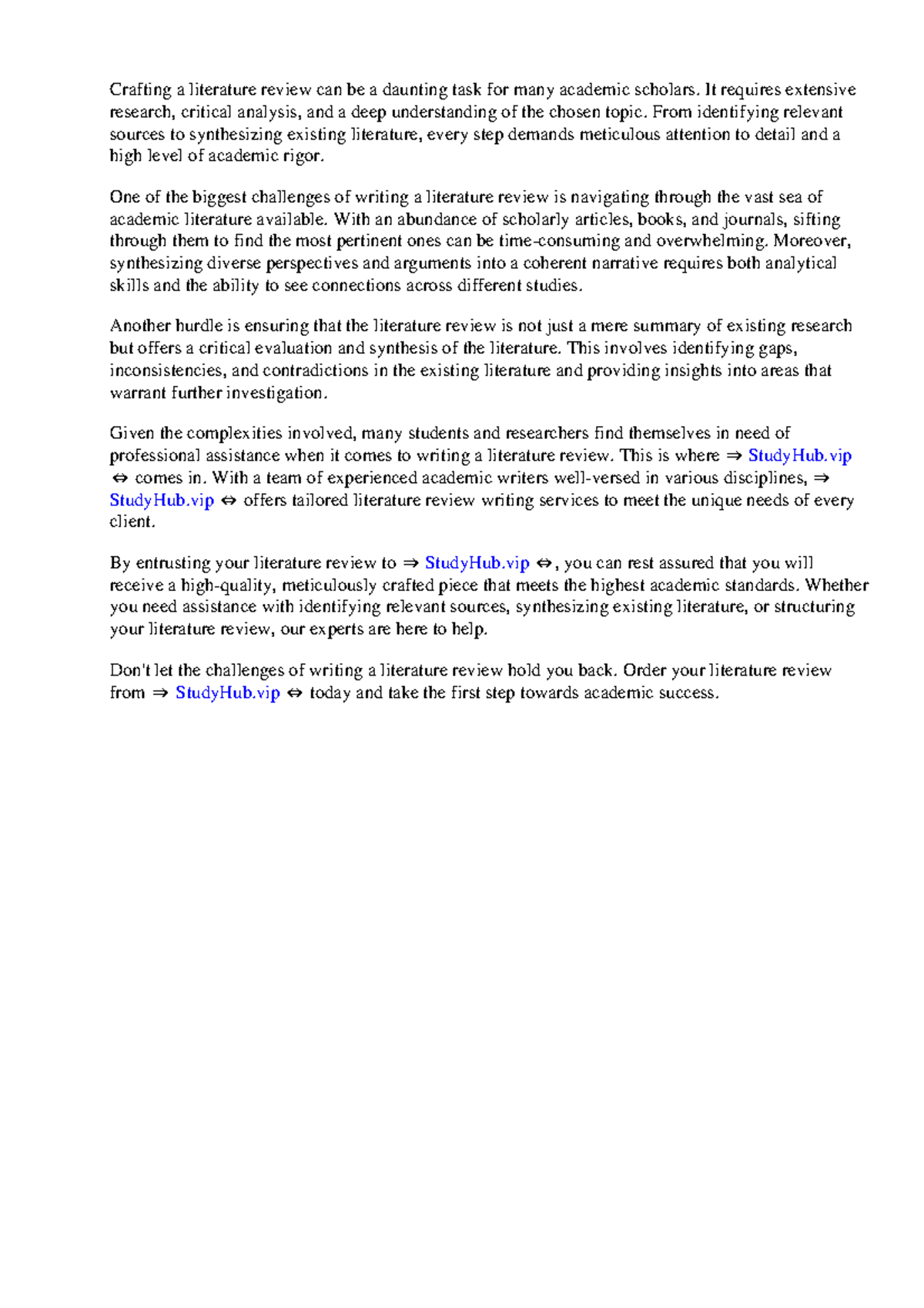 Literature Review Academic Writing - Crafting a literature review can ...