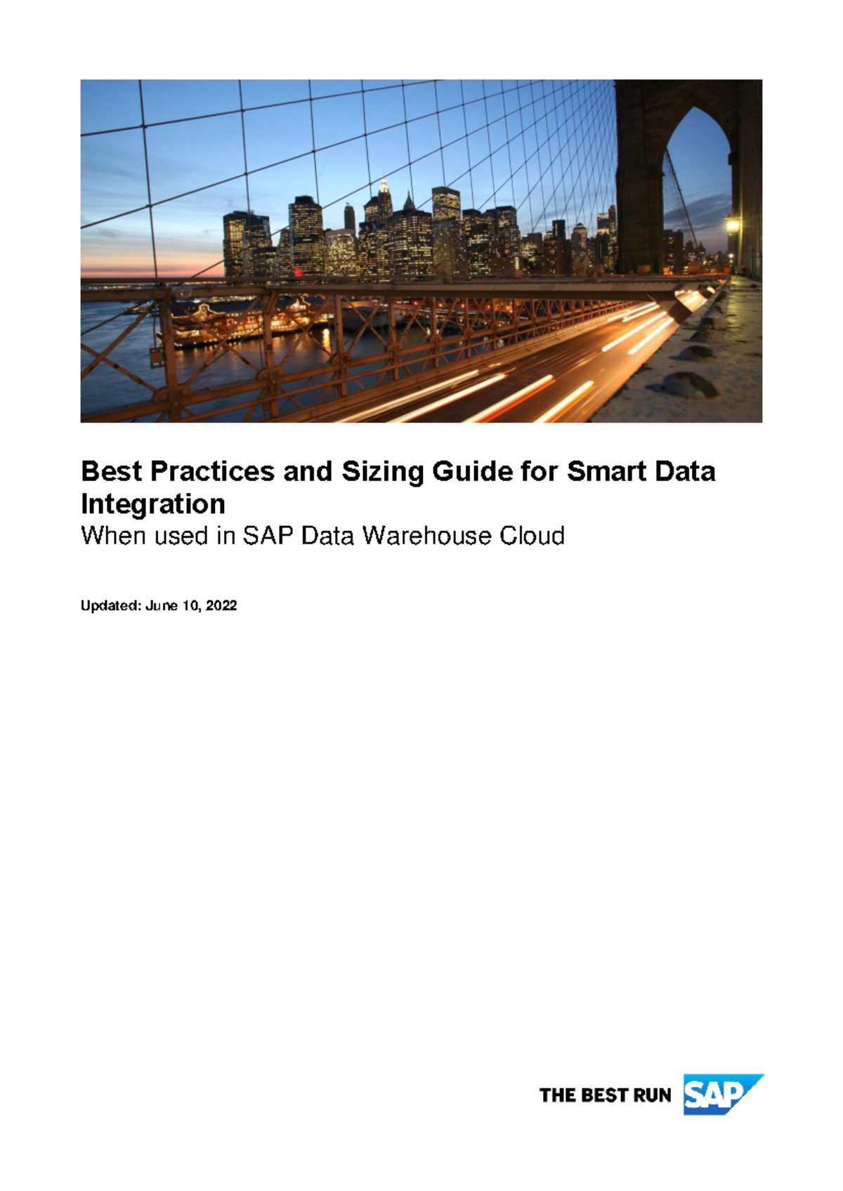 Best Practices and Sizing Guide for Smart Data Integration when used in ...