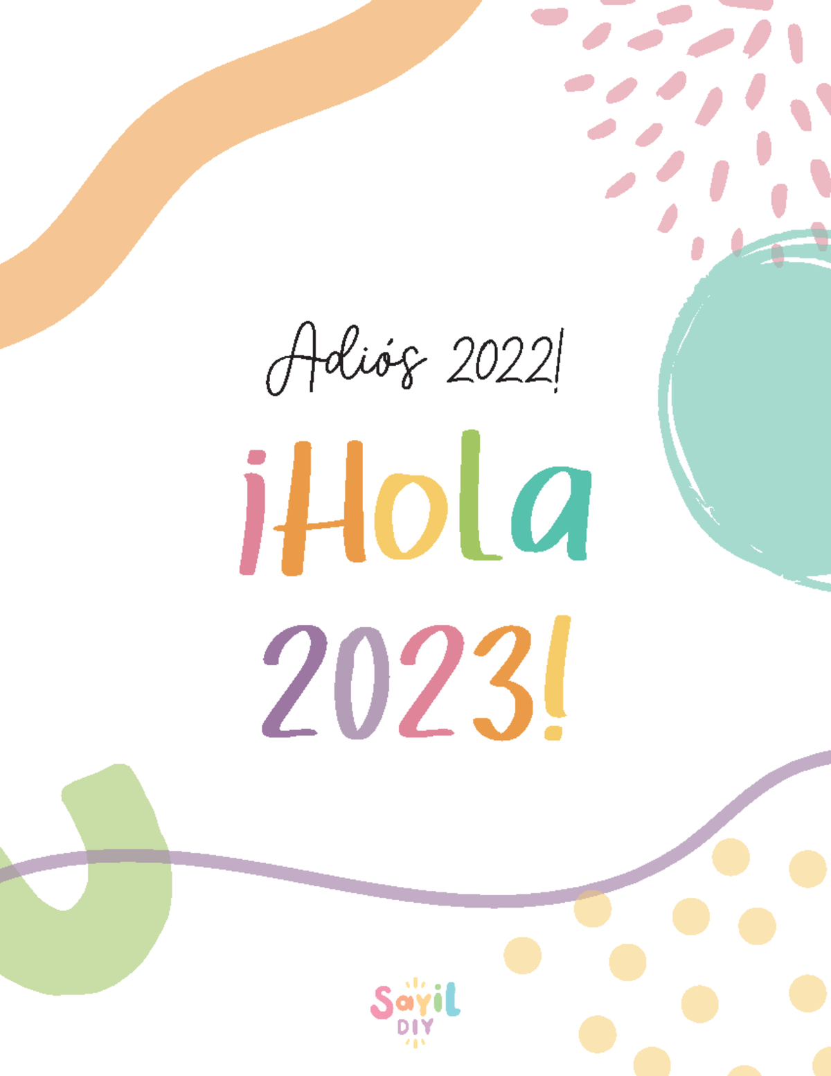 Adios 2022 Hola 2023 - cuadernillo de reflexion - Adios 2022! ¡Hola ...