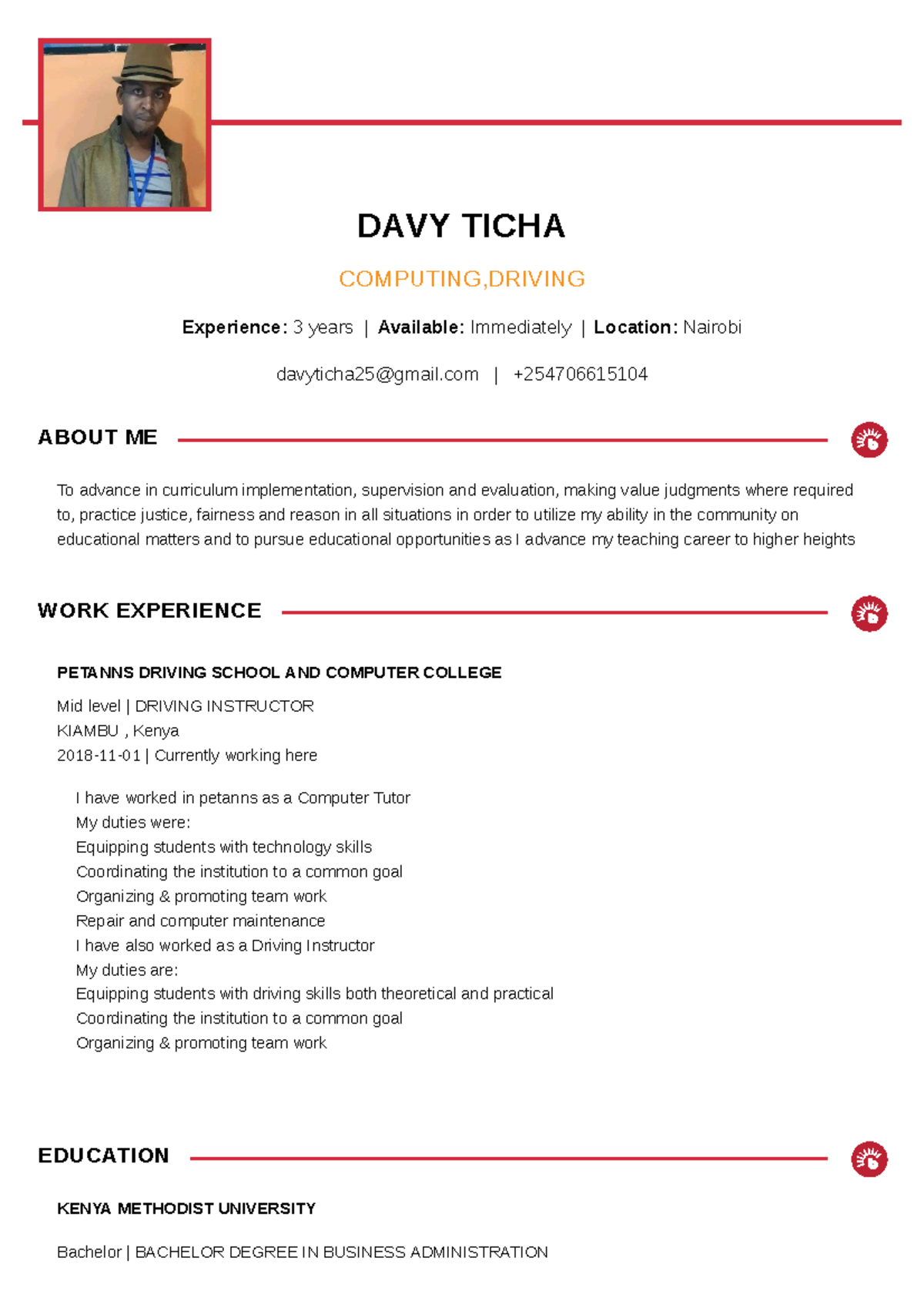 Davy Ticha - Lecture notes ict - DAVY TICHA COMPUTING,DRIVING ...