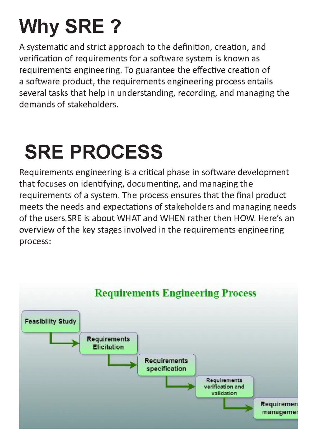 SRE Notes 1 - Lecture slide - Why SRE? A systematic and strict approach ...