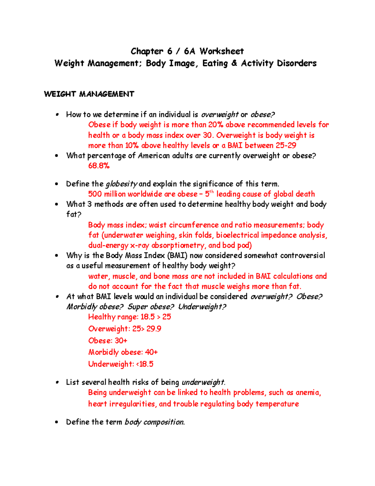 Ch. 6-6A Worksheet - Jmu spring course - Chapter 6 / 6A Worksheet ...