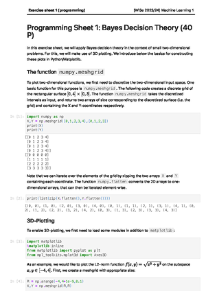 EX3 Eigenvalues - Mathematical Foundations for Machine Learning SoSe 22 Machine Learning Group ...