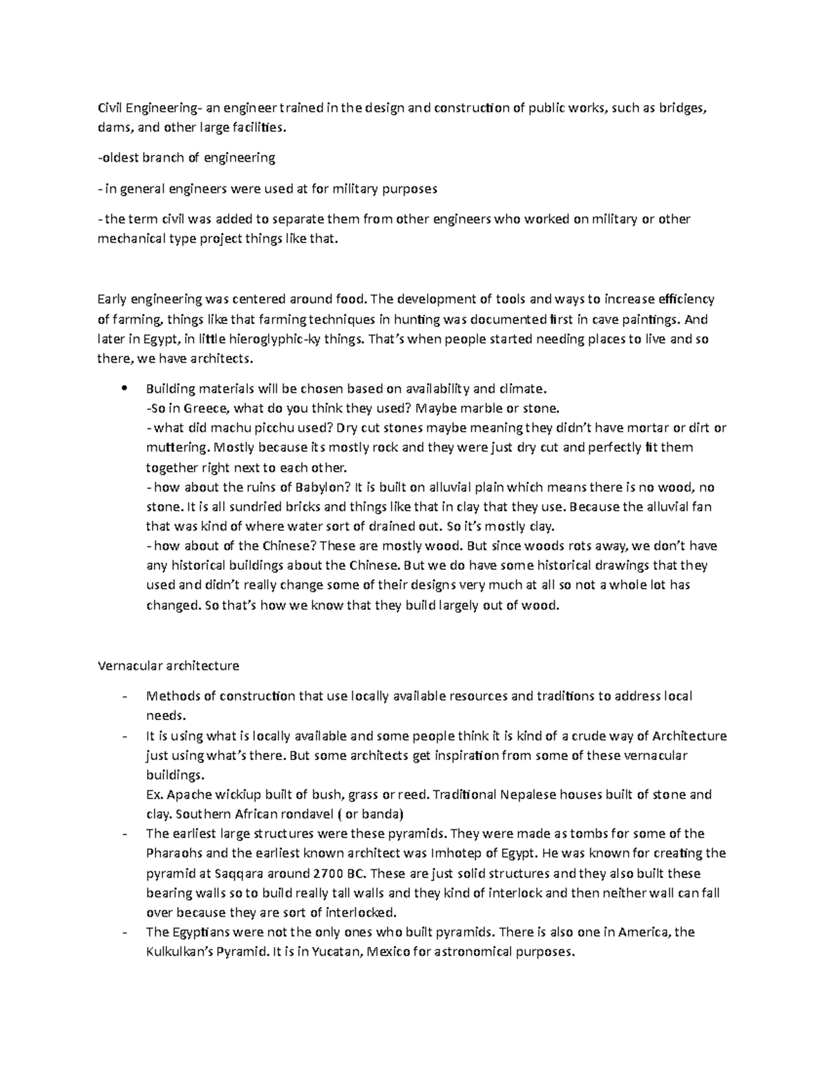 Civil Engineering OR Module 1 - Civil Engineering- an engineer trained ...