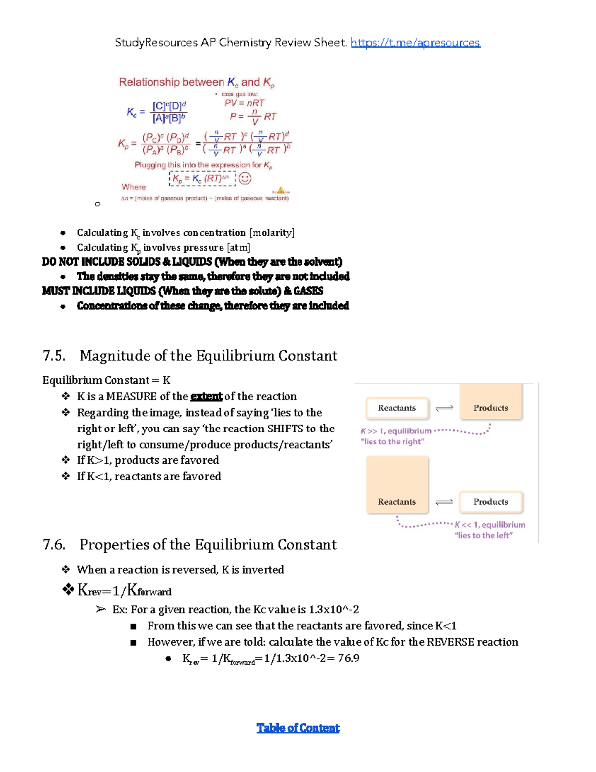 Fundamentals Chemistry Part 18 - StudyResources AP Chemistry Review ...