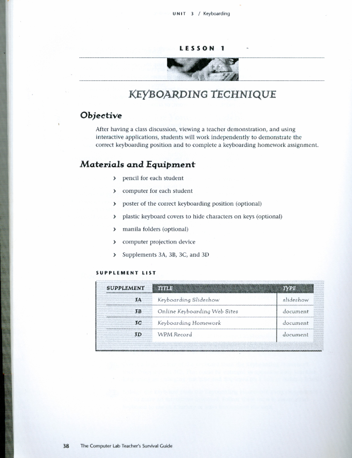 Keyboardlesson - practice - Information Technology Management - Studocu