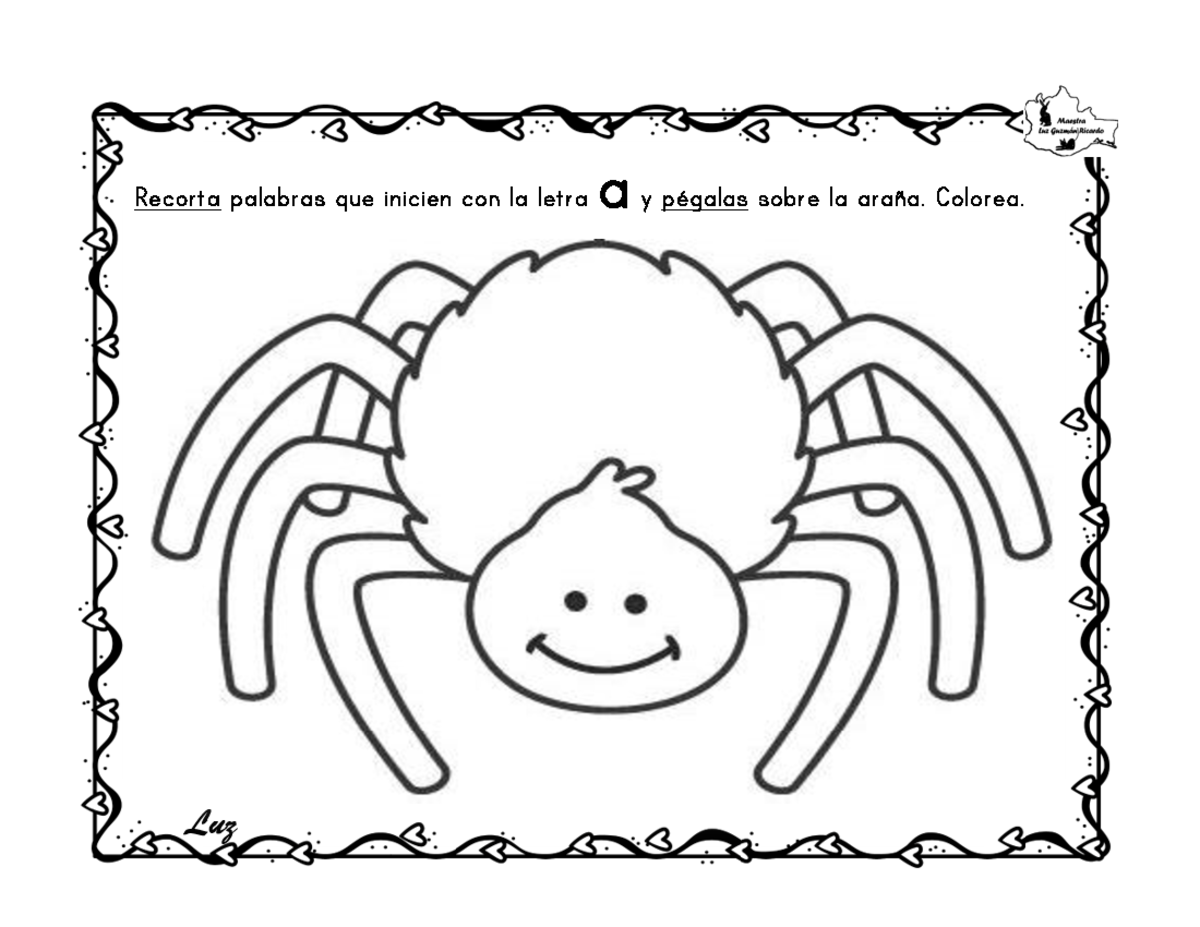 15 cuadernillo especial 1 Recorta Palabras Que Inicien Con La Letra A