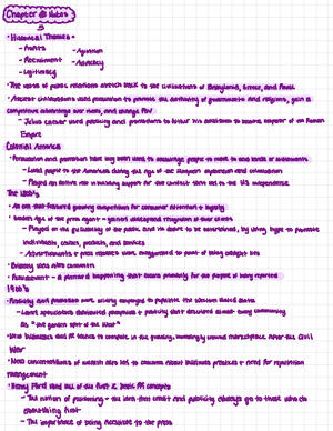 Chapter 1 Notes - Notes · Public Relations is different from journalism ...