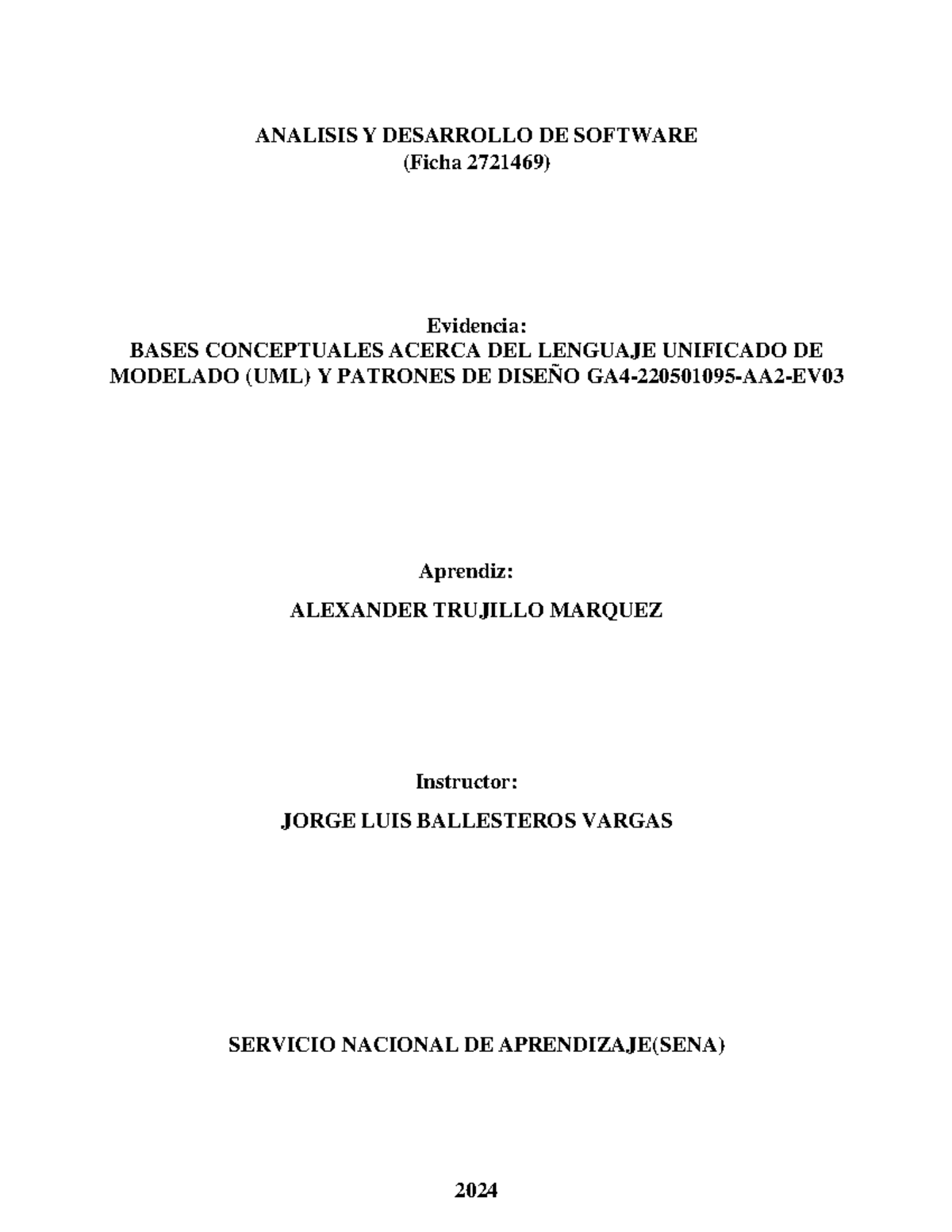 Bases conceptuales acerca del lenguaje unificado de modelado (UML) y ...