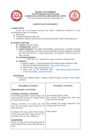 Detailed lesson plan in Mathematics Grade 10 - MATHEMATICS 7 3rd ...