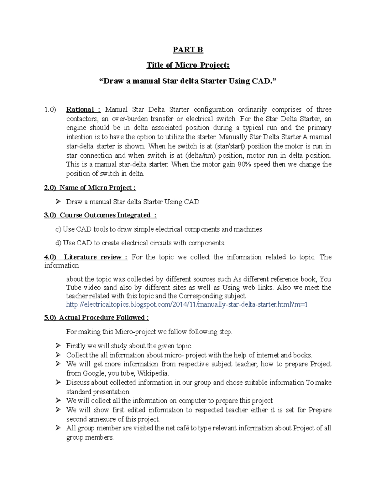 CADp2 - Thanks - PART B Title of Micro-Project: “Draw a manual Star ...