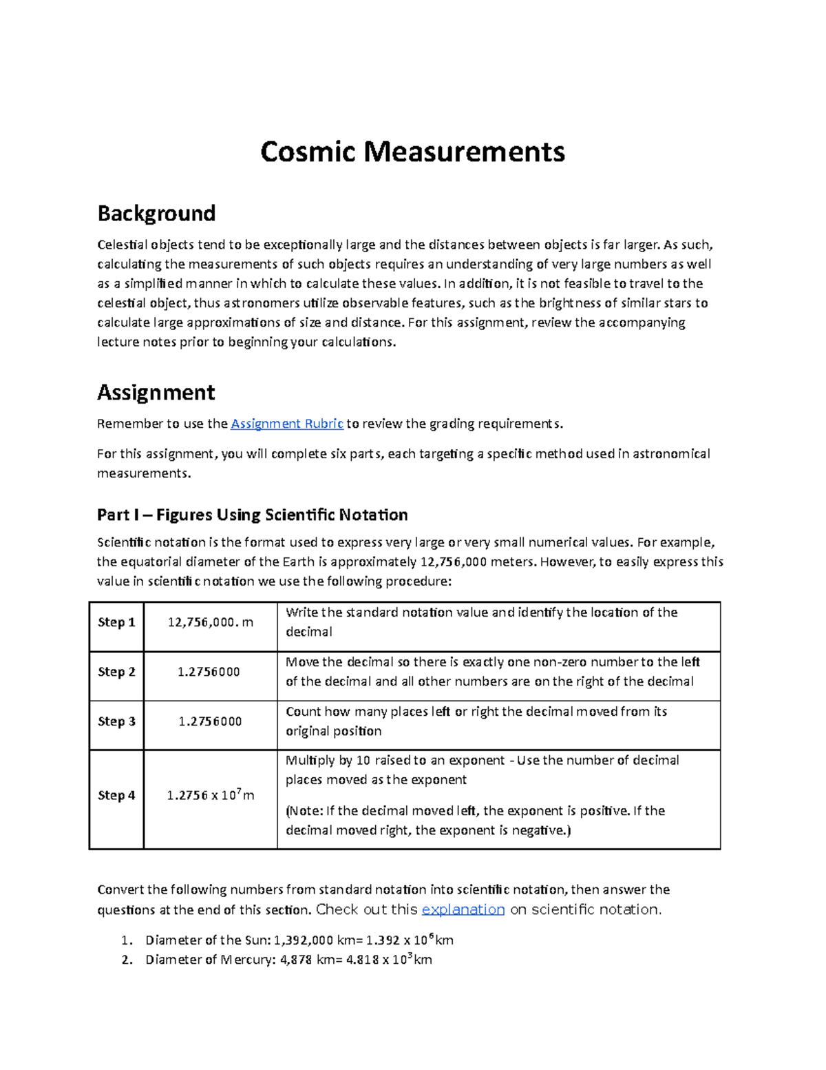 Cosmic Measurements- Emir Fajer - Cosmic Measurements Background ...