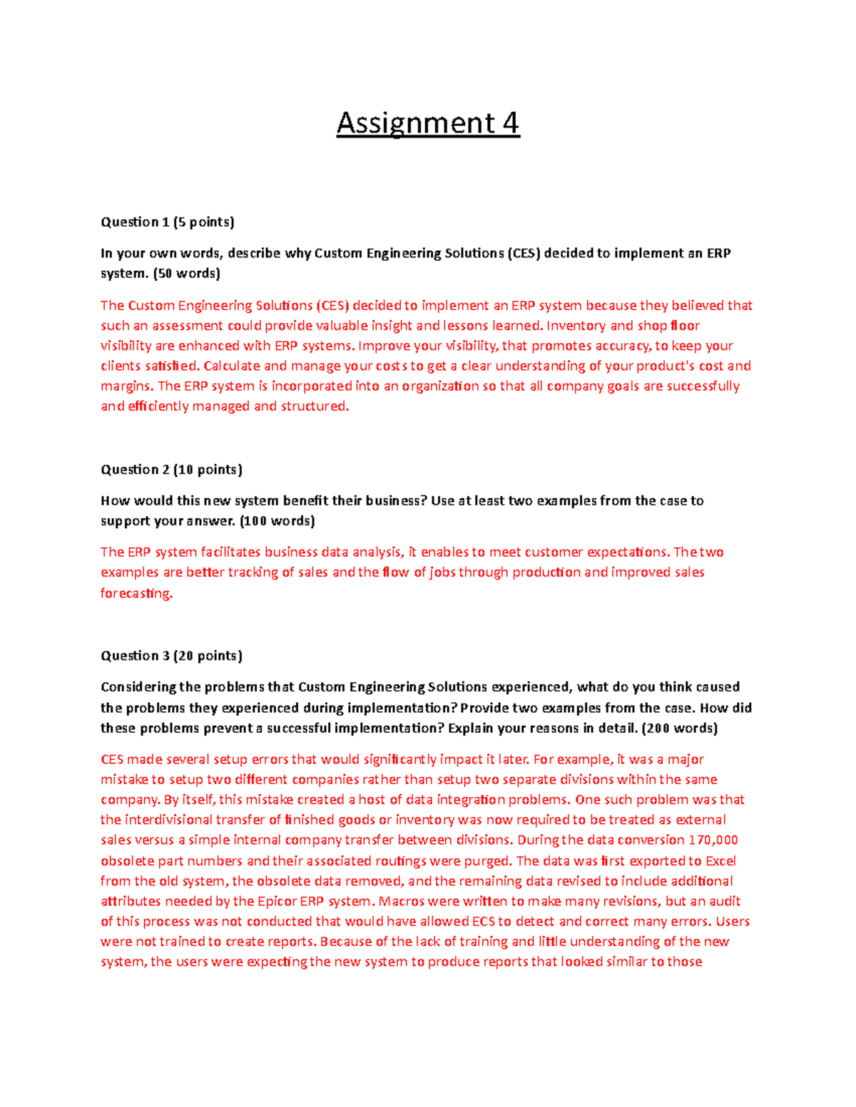 Assignment 4 - programming - Studocu