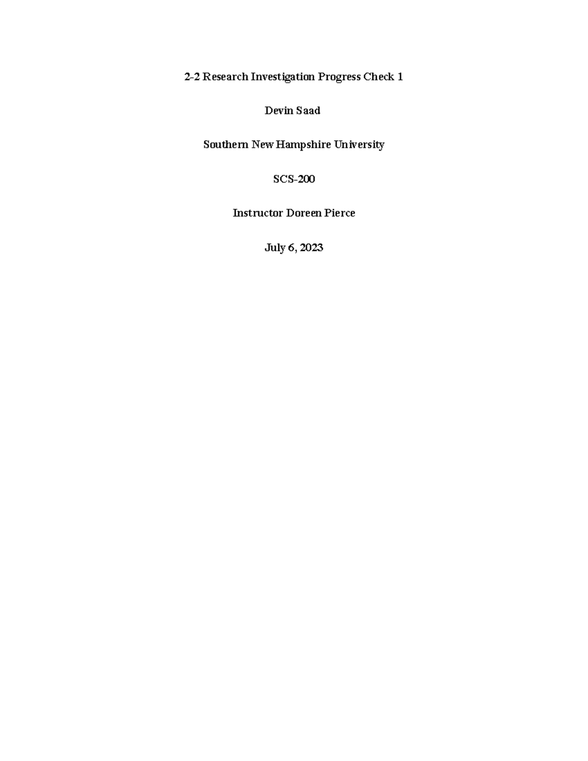 2-2 Research Investigation prog check 1 - 2-2 Research Investigation ...