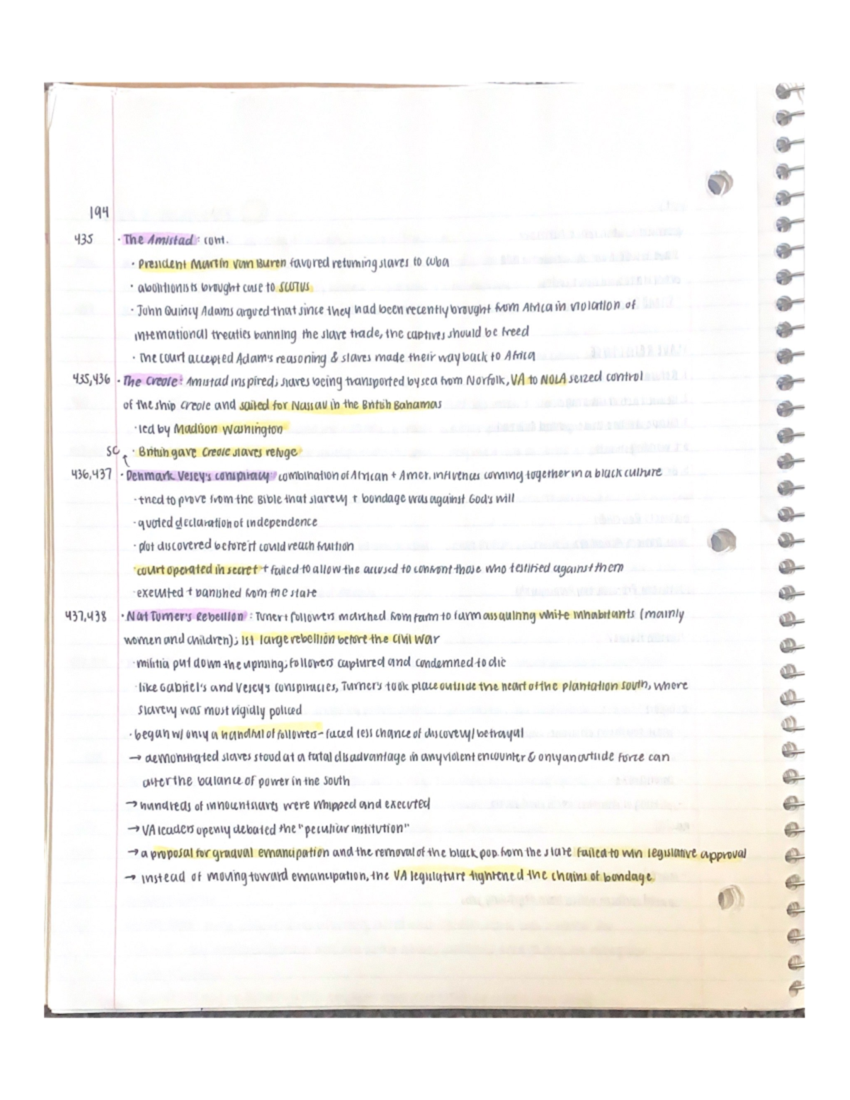 1st Semester Notes 9 - HIST 1301 - Studocu