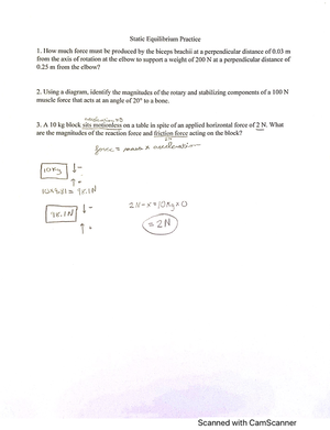 Friction practice - PHED 4044 - Studocu