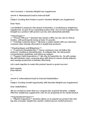 C204 Task 1 MBA Rev2 - passed - C204 Task 1 William Solari Western ...