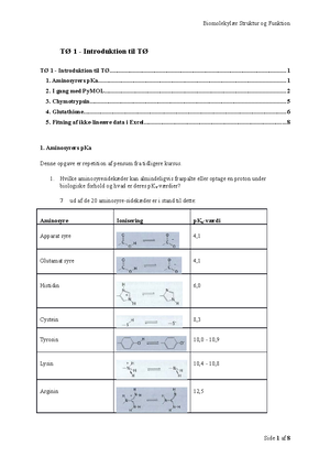 TØ 18 - Lipider og cellemembraner - TØ 18 - Lipider og cellemembraner - Studocu