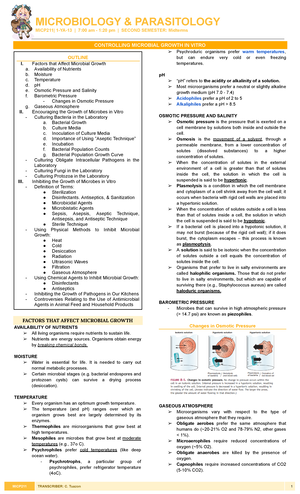 MICP- Midterms-1 - MICP MIDTERMS | 2 nd SEMESTER CHAPTER: BACTERIAL ...