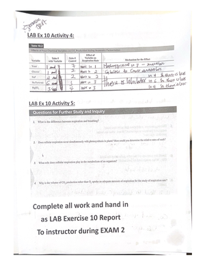 Exp 7 Laboratory - Gel electrophoresis - Biol 1406 - Gel ...