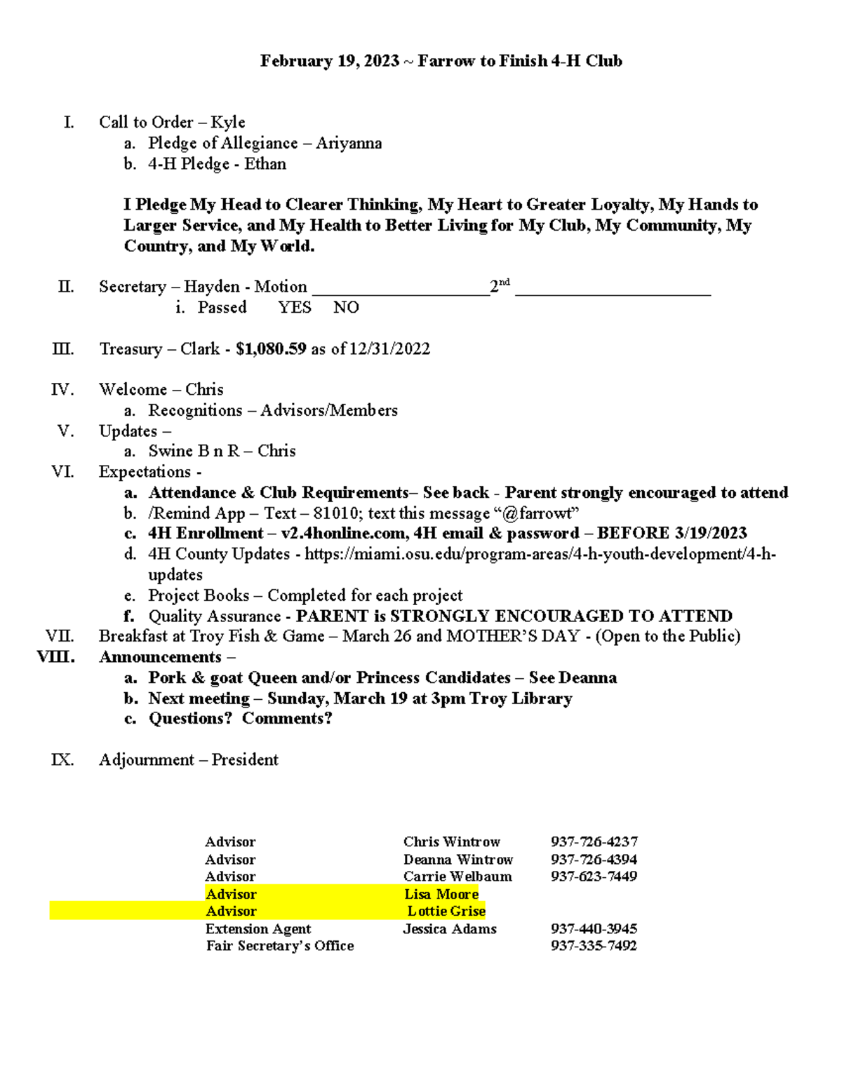 23 Feb 5 - Idkkbbhnn - February 19, 2023 ~ Farrow to Finish 4-H Club I ...