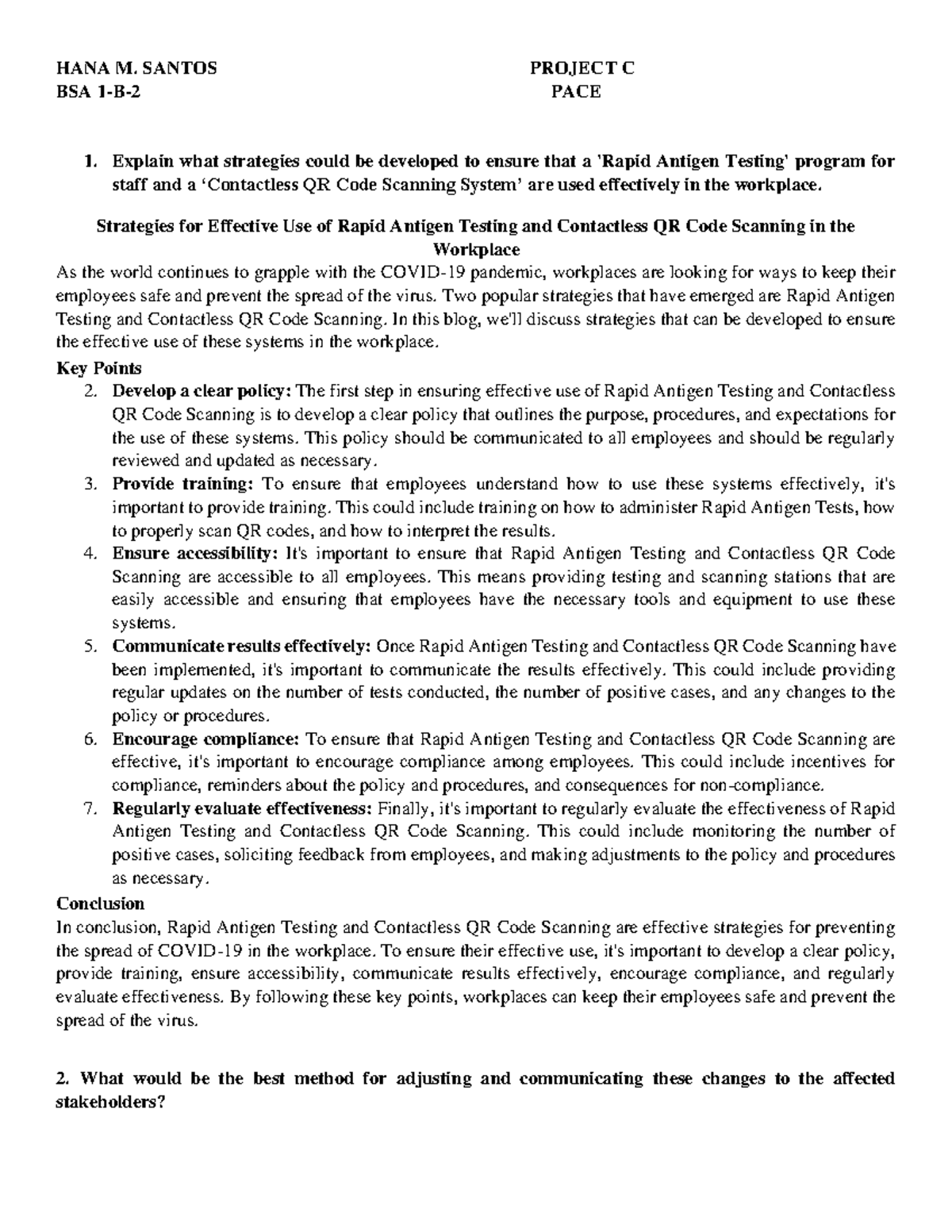 Project c - notes and lectures - HANA M. SANTOS PROJECT C BSA 1-B- 2 ...