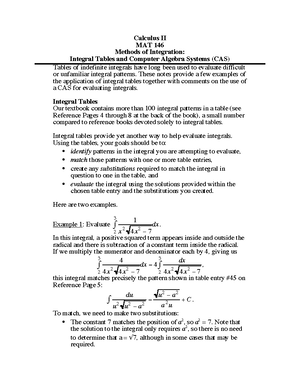 MATH Lecture Notes 2 - MAT 146 - ISU - Studocu
