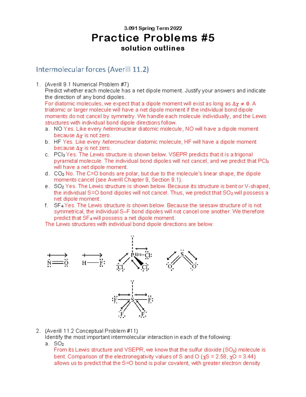 3091 SP22 PP5 Solutions - 3 Spring Term 2022 Practice Problems solution ...