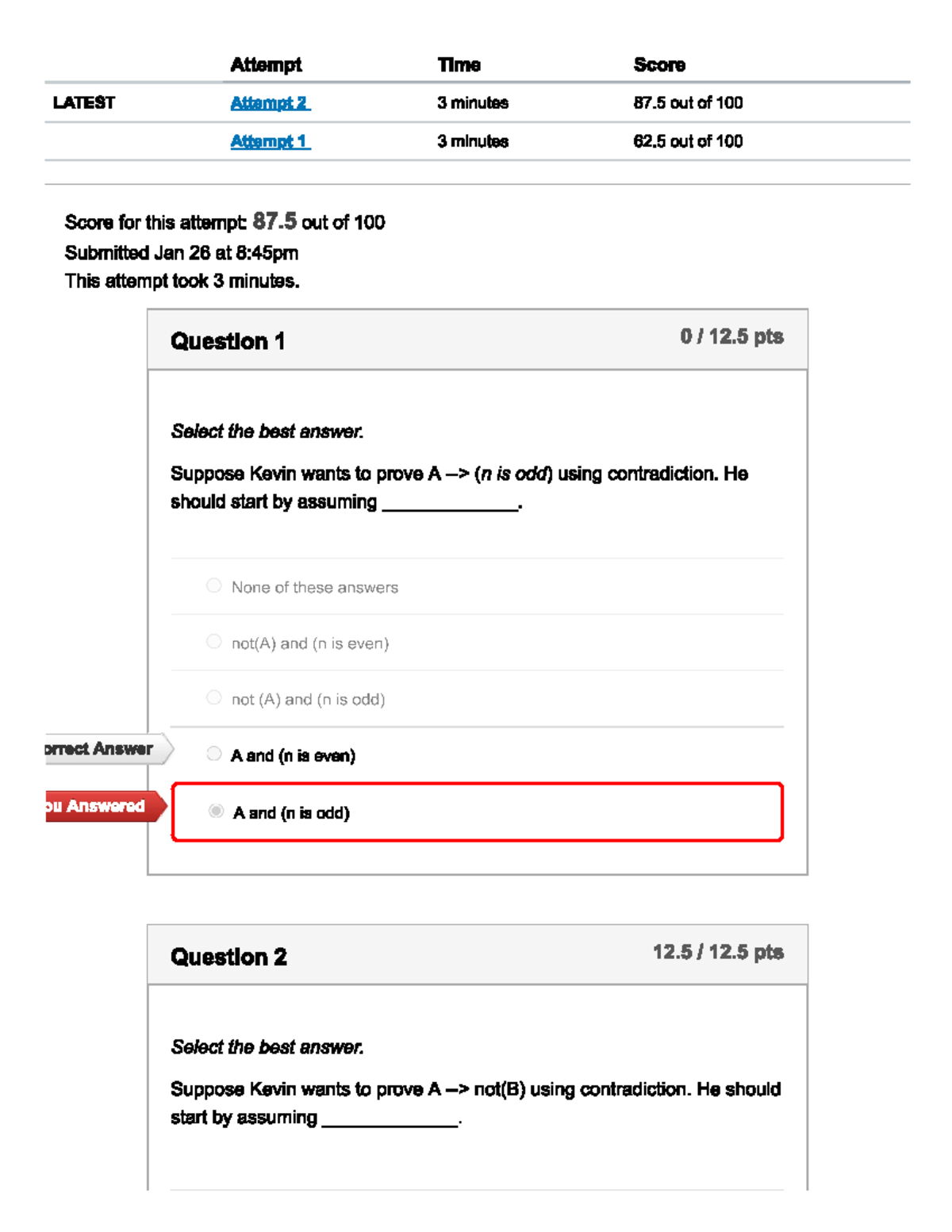 M2V1 - Algorithm correctness techniques - COMP 3270 - Studocu