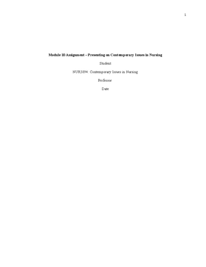 Module 02 Course Project - Part 1 - Module 02 Course Project - Part I Lea Valdez Rasmussen - Studocu