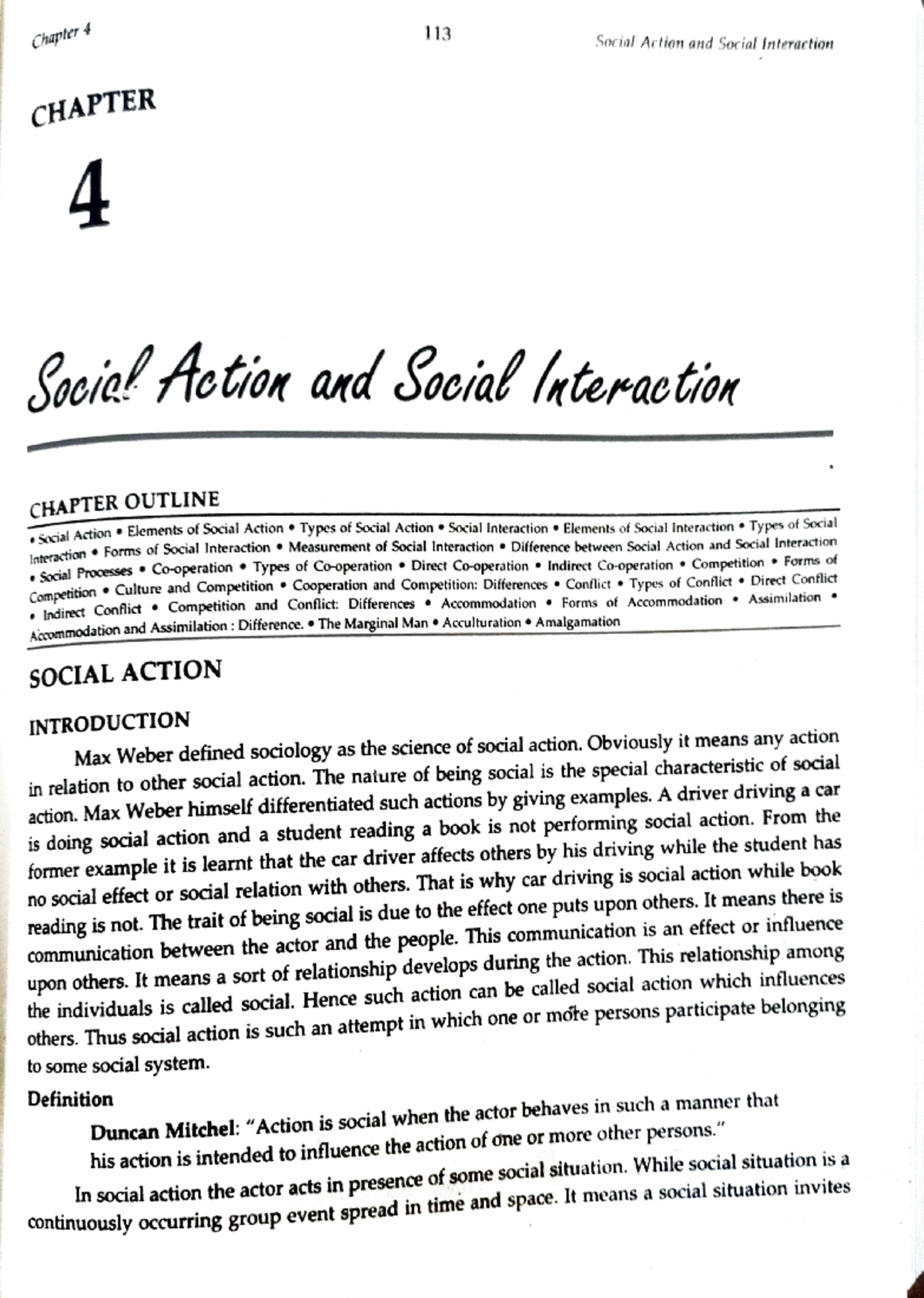 Chap 4 sociology - Introduction to sociology - Studocu