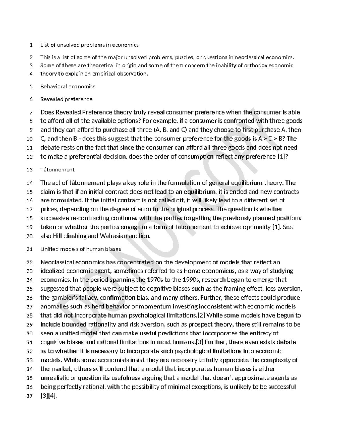 Unsolved-problems-original - List of unsolved problems in economics ...