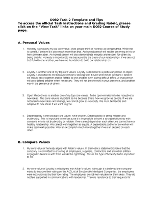 D361 Task 2 - VMM2: Competitive Analysis EcoCycle Technologies ...